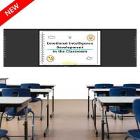 China 86 Inch Smart Digital Blackboard with Multi Points Capacitive Touch and 4K UHD Anti-Glare Screen for Interactive Teaching for sale