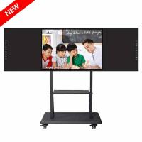 China 86 Inch Smart Digital Blackboard with Multi Points Capacitive Touch and 4K UHD Anti-Glare Screen for Interactive Teaching for sale