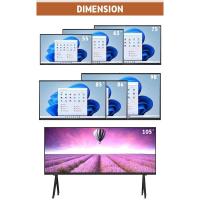 China 110 Inch 4K LCD Interactive Whiteboard with 40 Touch Points for Smart Digital Collaboration for sale