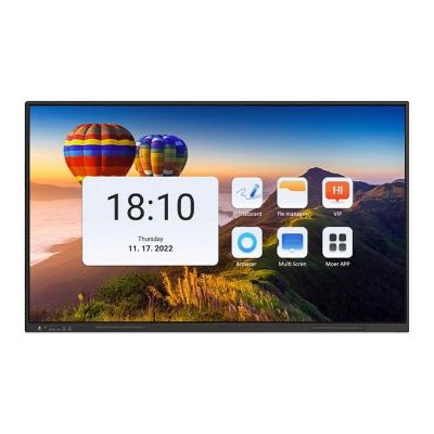China 55-inch Interactive Whiteboard with 4mm Tempered Glass and 4000:1 Contrast Ratio for Professional Meetings for sale