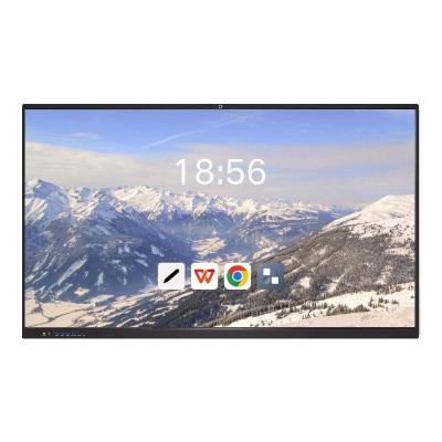 China 75 Inches DP Interface Interactive Touch Screen Whiteboard with 20 Points Touch for Smart Education for sale