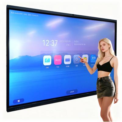 China 65-110 Inch Ultra Slim 4K LCD Interactive Whiteboard Smart Board for Conference and Classroom for sale
