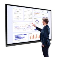 China 4K UHD Smart Touch Screen Interactive Whiteboard for School Meetings for sale