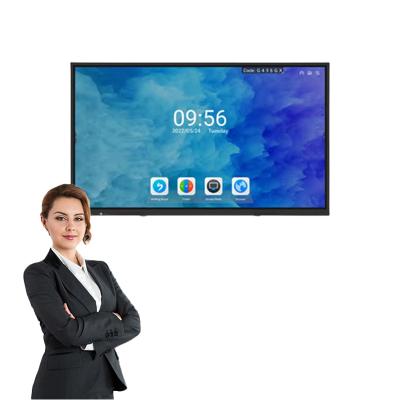 China 4K UHD Smart Touch Screen Interactive Whiteboard for School Meetings for sale