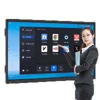 China Customizable Multi-Touch Screen 4K UHD Smart Board Interactive Whiteboard for sale