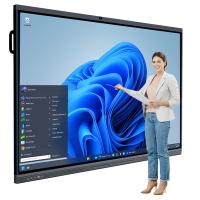 China 4K UHD Multi-Touch Screen Customizable Interactive Whiteboard Smart Board for Business and Education for sale