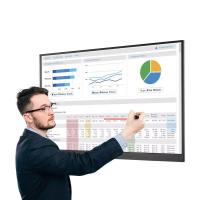 China Interactive Touch Screen Whiteboard with 8ms Panel Response Time, 6x USB 3.0 Ports, and 350 Cd/m² Brightness for Meeting Rooms for sale