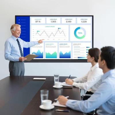 China 65 Inch 4K UHD Interactive Touch Screen Whiteboard with Infrared Touch for Smart Board Digital Whiteboard for sale