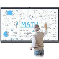 China Interactive Touch Screen Whiteboard with 8ms Panel Response Time, 6x USB 3.0 Ports, and 350 Cd/m² Brightness for Meeting Rooms for sale