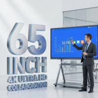 China Interactive Touch Screen Whiteboard with Up to 4 Screens Sharing, 55-110 Inch Sizes and ≥50000 Hours Life Time for Educational Use for sale
