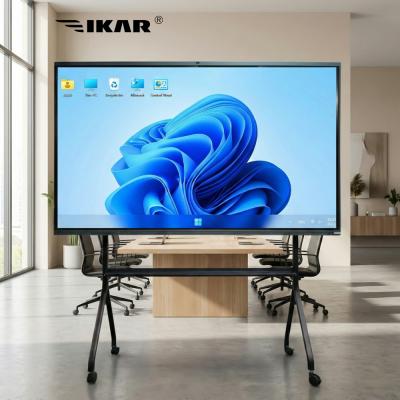 China Interactive Touch Screen Whiteboard with 350 Cd/m² Brightness and 55-110 Inch Sizes for Transcreen Sharing Upto 4 Screens for sale