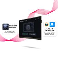 China 4K 75-inch Interactive Whiteboard with 20-Point Touch, Dual OS Support and 3840×2160 Resolution for Education for sale