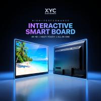 China 86-inch 4K Multi Touch Interactive Whiteboard with 20-Point Infrared Touch and Dual OS Support for sale