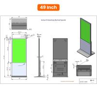 China Floor Standing Digital Signage with 529.25*940.89mm Display Area, RK3188 Quad Core Processor, and 32-65 Inches Screen Size for sale