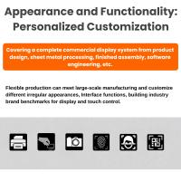 China 32-65inch Floor Standing Digital Signage with Multi-screen Support and Seamless Streaming Capability for sale