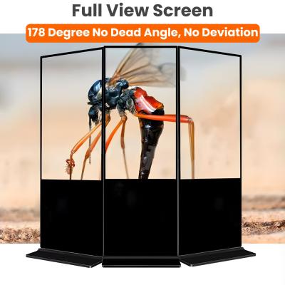 China Floor Standing Digital Signage with 1920*1080 2K/4K Resolution, 16.7M Display Colors, and IP65 Protection for Trade Shows for sale