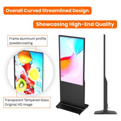 China Floor Standing Digital Signage with 1920x1080 Resolution, 16.7M Display Colors, and 32-65 Inch Panel Size for Commercial Use for sale