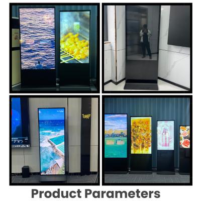China Floor Standing Digital Signage with 178° Viewing Angle, 16.7M Color Brightness, and 50,000 Hours Lifetime for sale