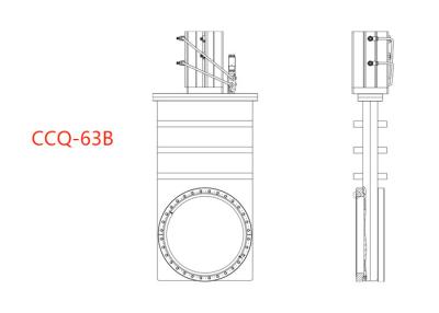 China Professional Vacuum Gate Valve 1E+5 To 1E-7 Pa Application For The Occasions for sale