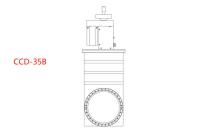 China High Reliability Electric Gate Valve  CCD Series  0.4-0.5 MPa Working Prssure for sale