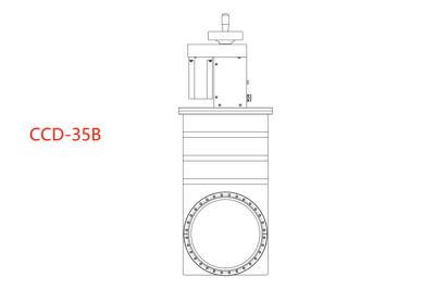 China High Reliability Electric Gate Valve  CCD Series  0.4-0.5 MPa Working Prssure for sale