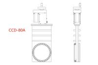 China KYKY Vacuum Gate Valve Good Tightness For Occasions Non - Corrosive Gas As Working Media for sale