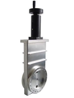China Stable Vacuum Gate Valve Manual  Drive Mechanical Indication 1E+5 To 1E-7 Pa for sale