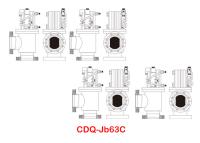 China Pneumatic  Vacuum Angle Valve Flange ISO-K/ CF Leak Rate ≤1.3×10-10 Pa.M3/S for sale