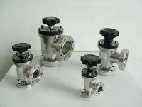 China Manual  Vacuum Angle Valve  CF Flange Small Leakage Any Mounting Position for sale