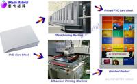 China Offset Printable 0.12mm PVC Core Sheet for Plastic Card Making White for sale