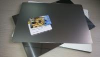 China High Glossy Mirror Finish Stainless Steel Laminating Plate 0.4-1.0mm for PVC Card Production for sale
