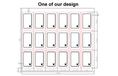 China PVC RFID Card Inlay Prelam Sheet A3 with Fudan FM11RF08 Chip for Smart Card Production for sale