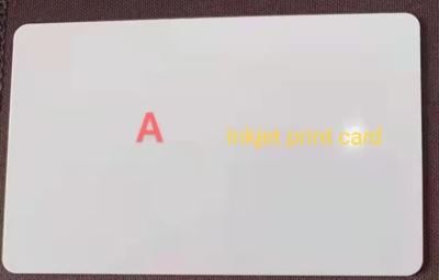 China PVC Thermal Printable Blank Card CR80 54x85.6mm 0.76mm for Card Production for sale