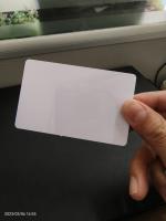China PVC Thermal Printable White Blank Card CR80 54×85.6mm with 0.3-0.8mm Thickness Options for Card Production for sale