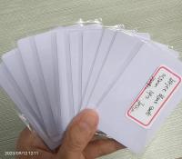 China White Blank Inkjet Printable PVC Cards CR80 0.4mm 0.5mm for Card Production for sale