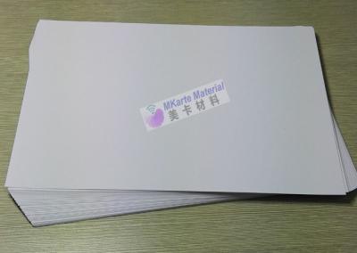 China A4 Size 0.15mm Inkjet Printing PVC Sheet White Bank Card Production Materials 50 Sheets for sale