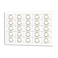 China PVC RFID Card Inlay Prelam Sheet Fudan F08 1k Chip ID TK4100 4168 0.45mm for sale