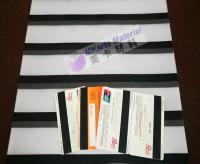 China 0.10mm Hico Loco Magstripe Overlay PVC Card Material for Recycled Magnetic Strip Card for sale
