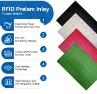 China PVC RFID Smart Card Inlay Prelam Sheets with Fudan FM11RF08 Chip 0.45mm for Card Production for sale