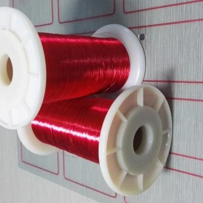 China 0.1mm Diameter Red Silver RFID Inlay Self Adhesive Card Antenna Copper Wire MACW-1 160-180C for sale