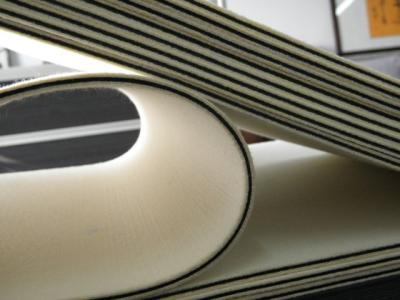 China 3mm Black Woolen Felt Lamination Cushion Pad MRP-2 for PVC Card Press Laminator 200°C for sale