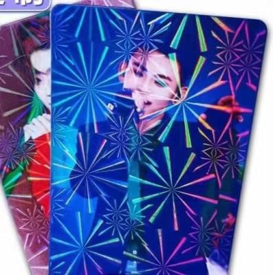 China PVC Coated Overlay Hologram Film 0.06mm for ID Card Lamination Protective Card Production for sale