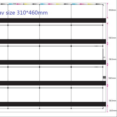 China 0.06mm Magnetic Stripe Coated Overlay 110-150C Laminating Temperature for Loyalty Cards for sale
