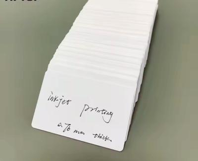 China CR80 54x85.6mm Inkjet Printable PVC Sheets 0.3mm 0.76mm for Double-Sided Card Printing for sale