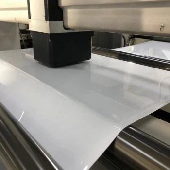 China PETG Plastic Sheet 0.10-0.76mm Thickness Vicat Softening Point 76°C for Card Printing for sale