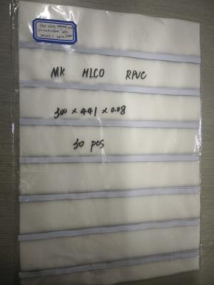 China Transparent Magnetic Stripe Coated Overlay 0.04-0.10mm Glue Coating for HICO LOCO Cards for sale
