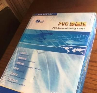 China MK Non Lamination PVC Sheet Heat Resistant 130-160°C for Laser Inkjet Printing A4 A3 A3+ White Transparent for sale