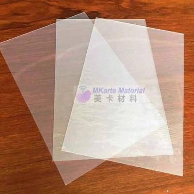 China 0.075-0.25mm White Transparent PET Card Digital Printing Sheet for HP Indigo Printer for sale