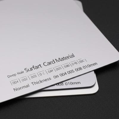 China Deep Hairline Smart Card Material 0.15mm Thermal Transmission 0.04cal for RFID Production for sale