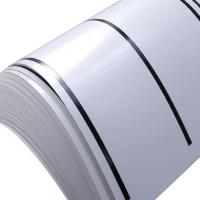 China OPP Plastic Smart Card Material 0.15mm with Magnetic Strip Glue Coated Deep Hairline Surface for RFID Card Production for sale